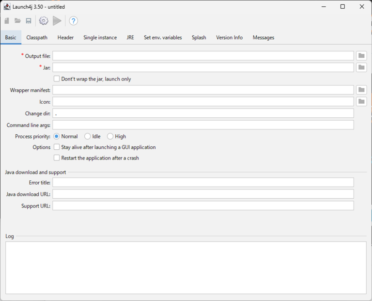 【Java】Launch4j で JARファイルからexeファイルを作成する | MPS